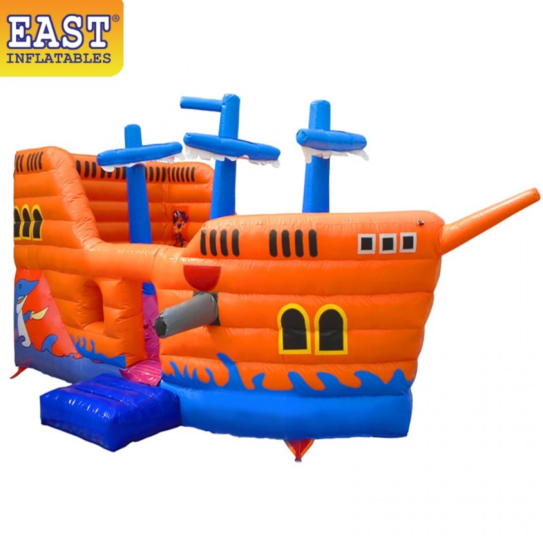 Pirate Ship Jumping Castle With Slide, Pirate Ship Jumping Castle With ...