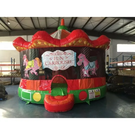 Inflatable Fun Carousel Bouncy House, Inflatable Fun Carousel Bouncy ...