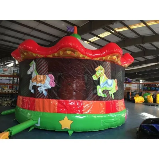Inflatable Fun Carousel Bouncy House, Inflatable Fun Carousel Bouncy ...